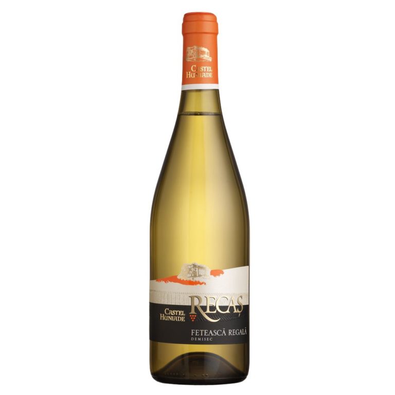CASTEL HUNIADE, Muscat Ottonel, Demidulce, Cramele Recas, 750 ml – Rafinat