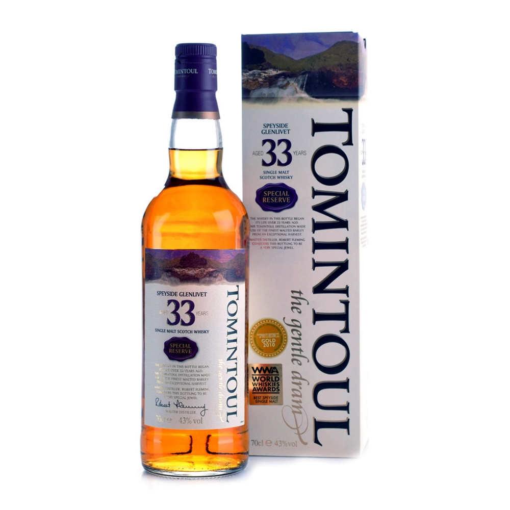 TOMINTOUL – 33 yo – Rafinat