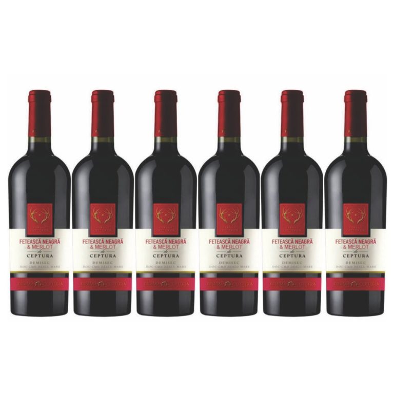 CERVUS CEPTURUM, Feteasca Neagra & Merlot, Crama Ceptura, 750 ml – Rafinat